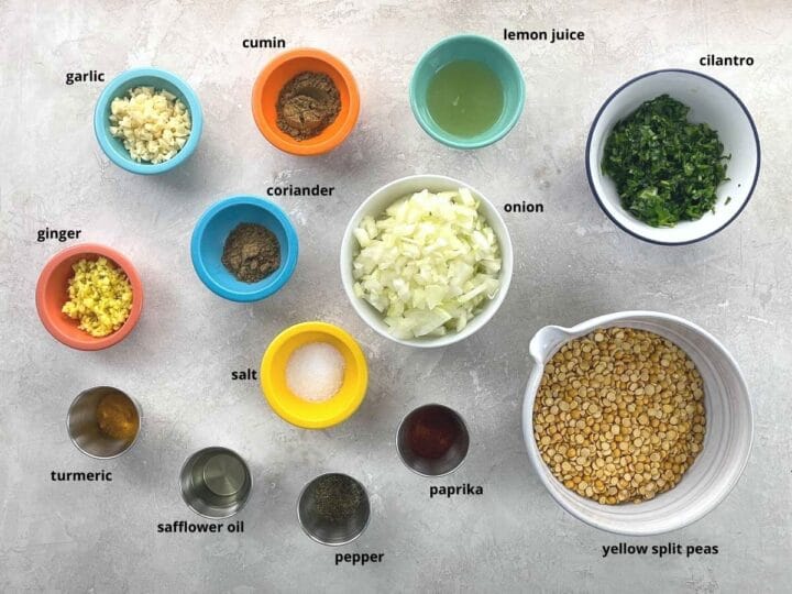 Yellow Split Pea Dahl - Umami Girl