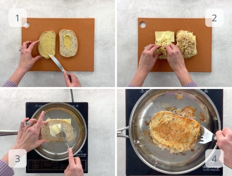 Sauerkraut Grilled Cheese with Dijon - Umami Girl