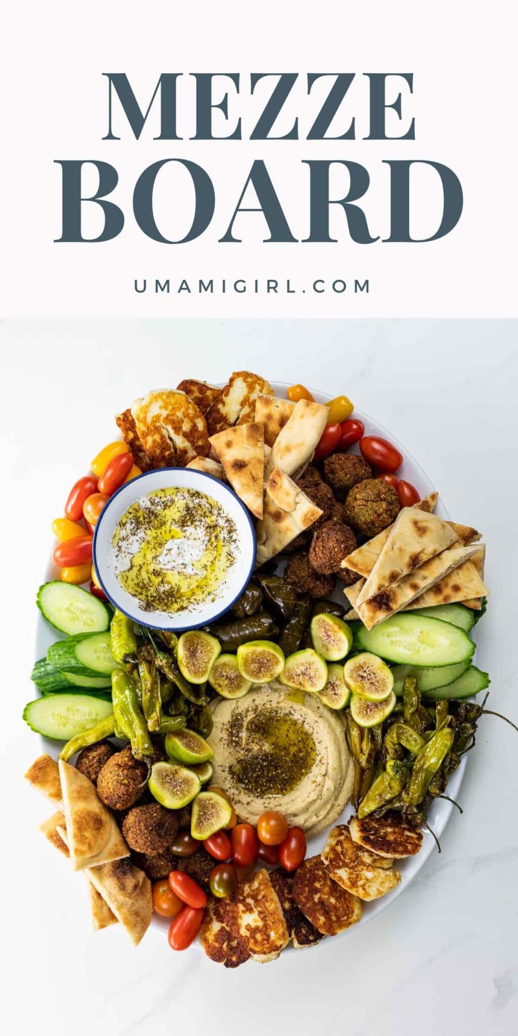Mezze Board (Vegetarian Mezze Platter) - Umami Girl