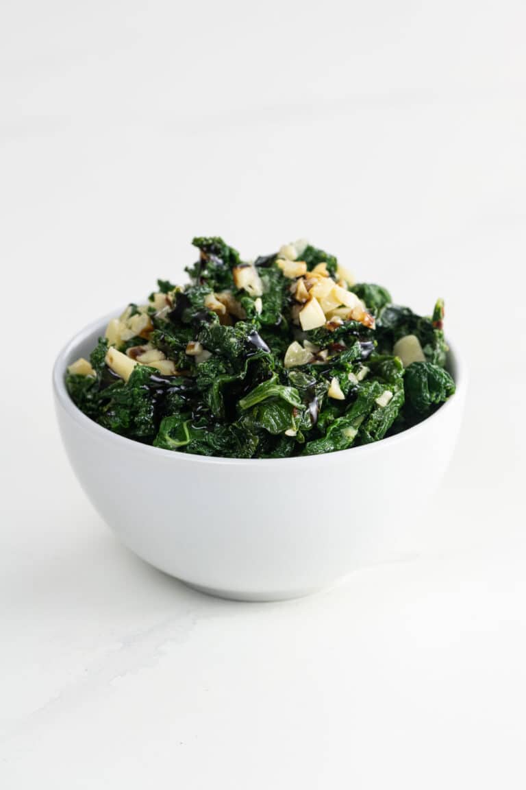 Sautéed Kale with Garlic and Parmesan - Umami Girl