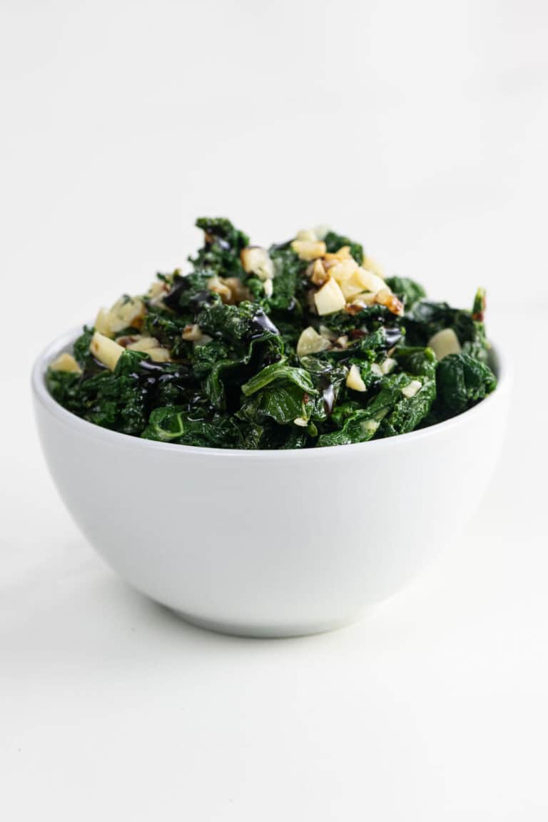 Sautéed Kale with Garlic and Parmesan - Umami Girl