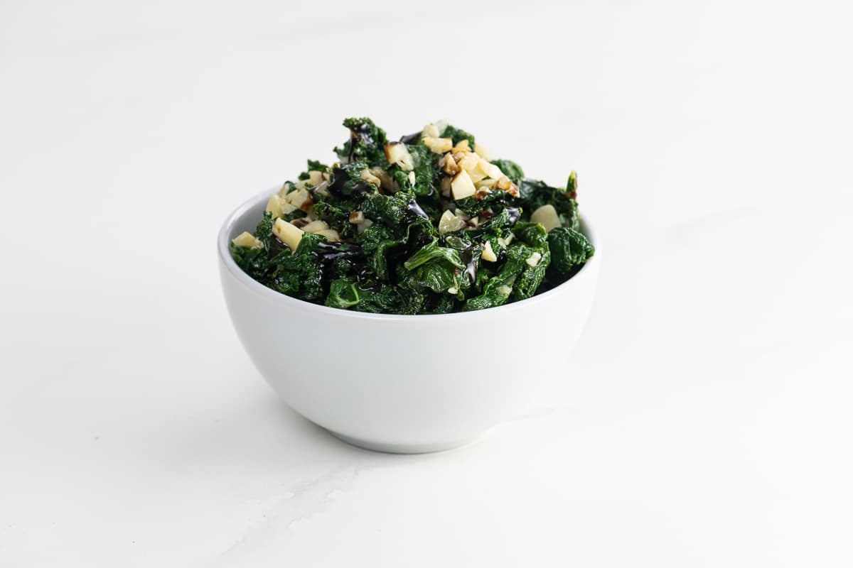 Sautéed Kale with Garlic and Parmesan - Umami Girl