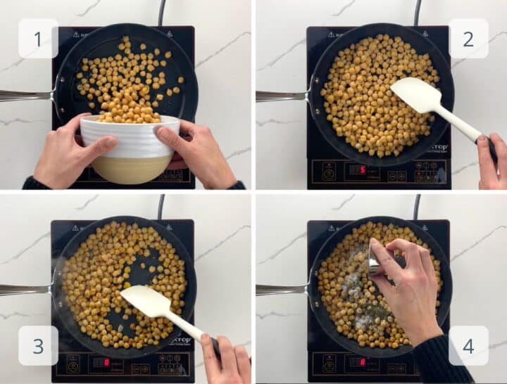 Sautéed Chickpeas - Umami Girl