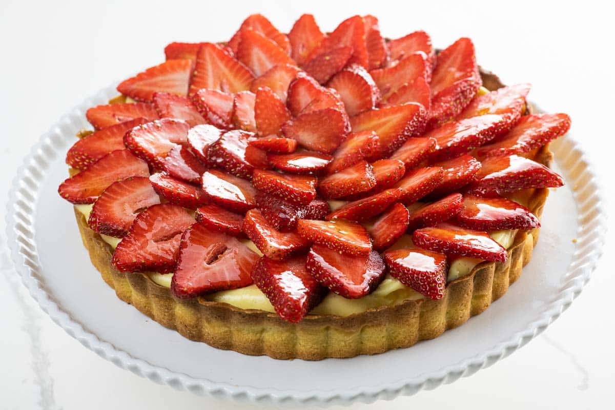 Strawberry Custard Tart - Umami Girl