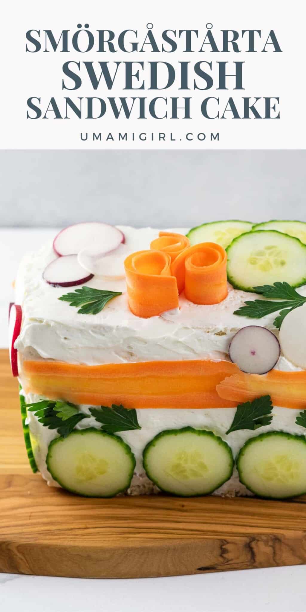 Smörgåstårta (Swedish Sandwich Cake) - Umami Girl