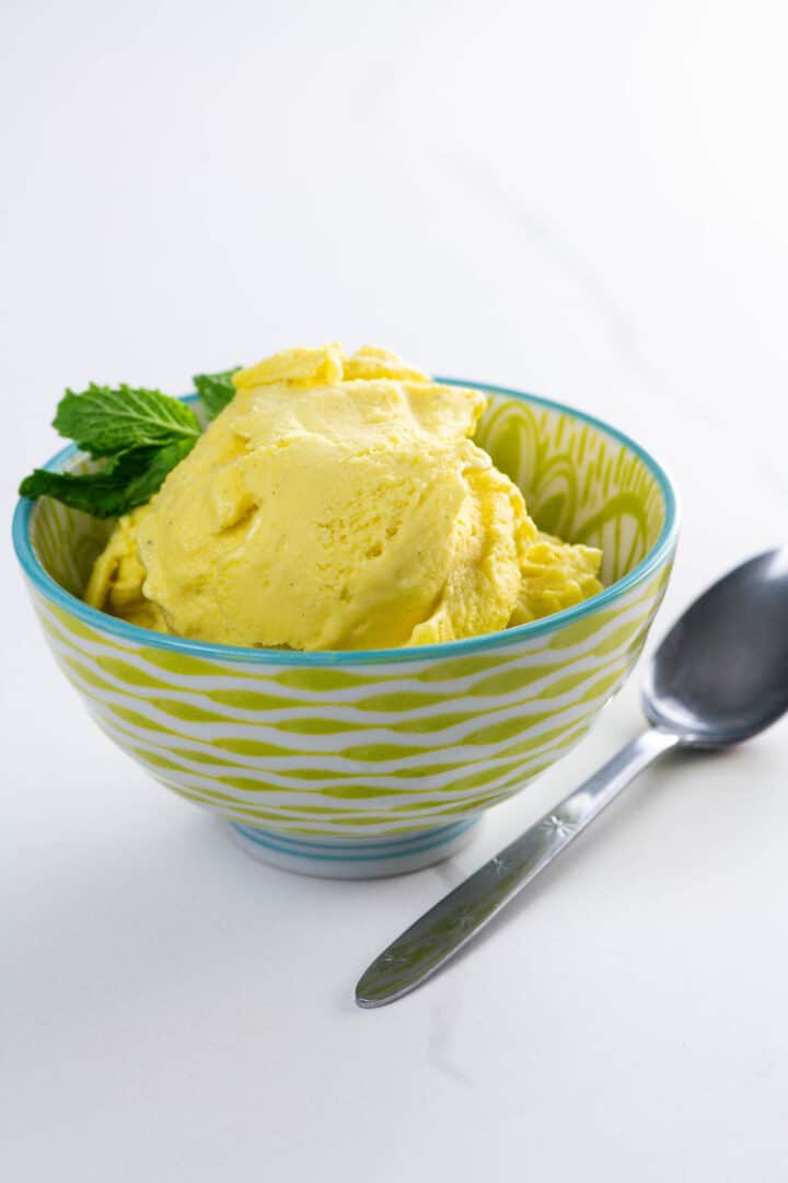 Vegan Mango Ice Cream - Umami Girl
