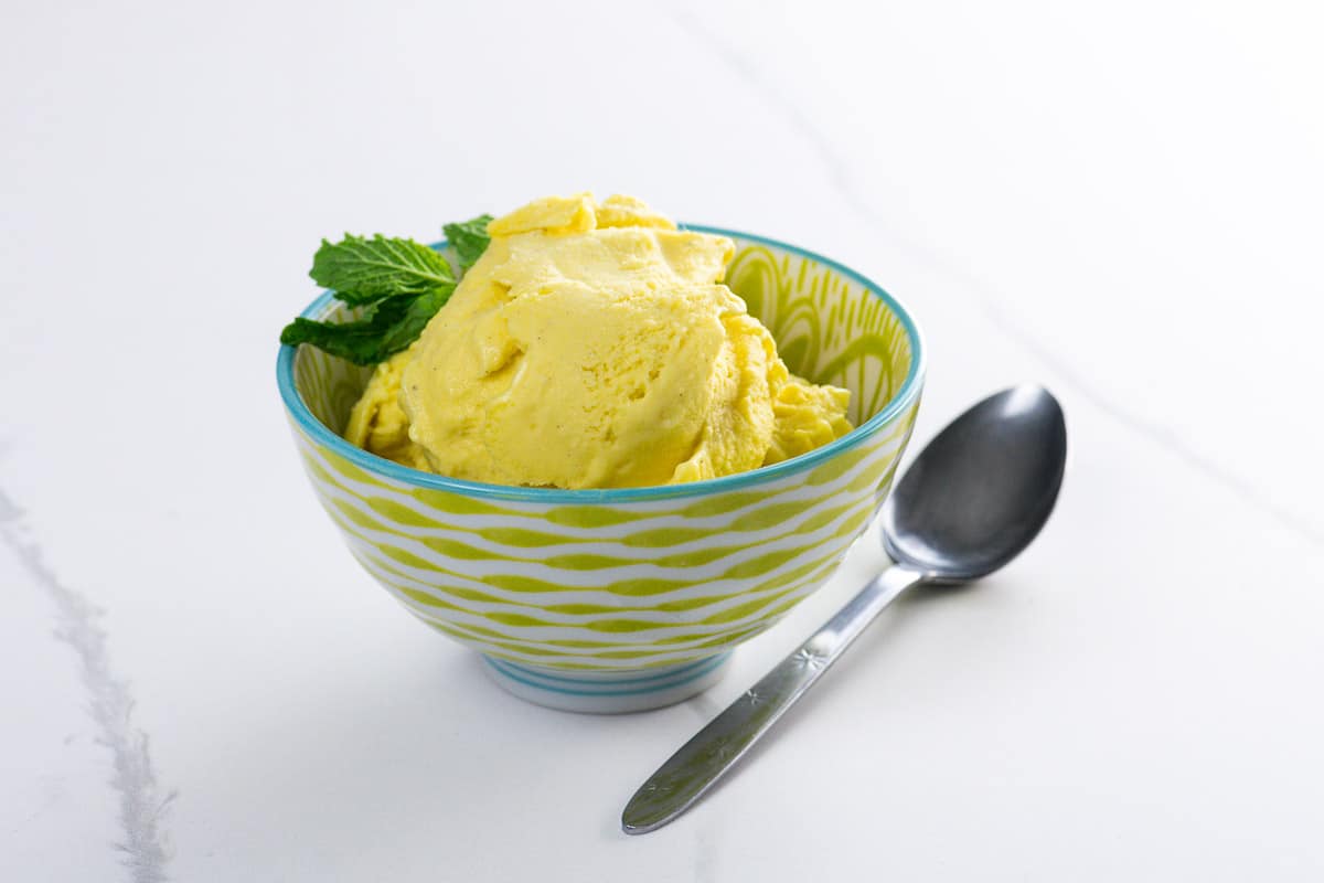Vegan Mango Ice Cream - Umami Girl