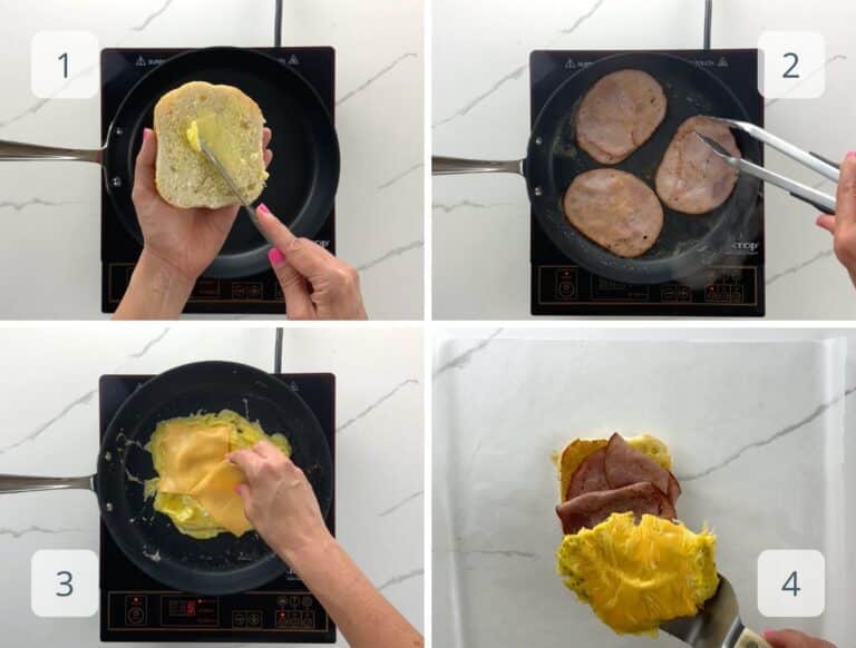 Ham Egg and Cheese Sandwich - Umami Girl