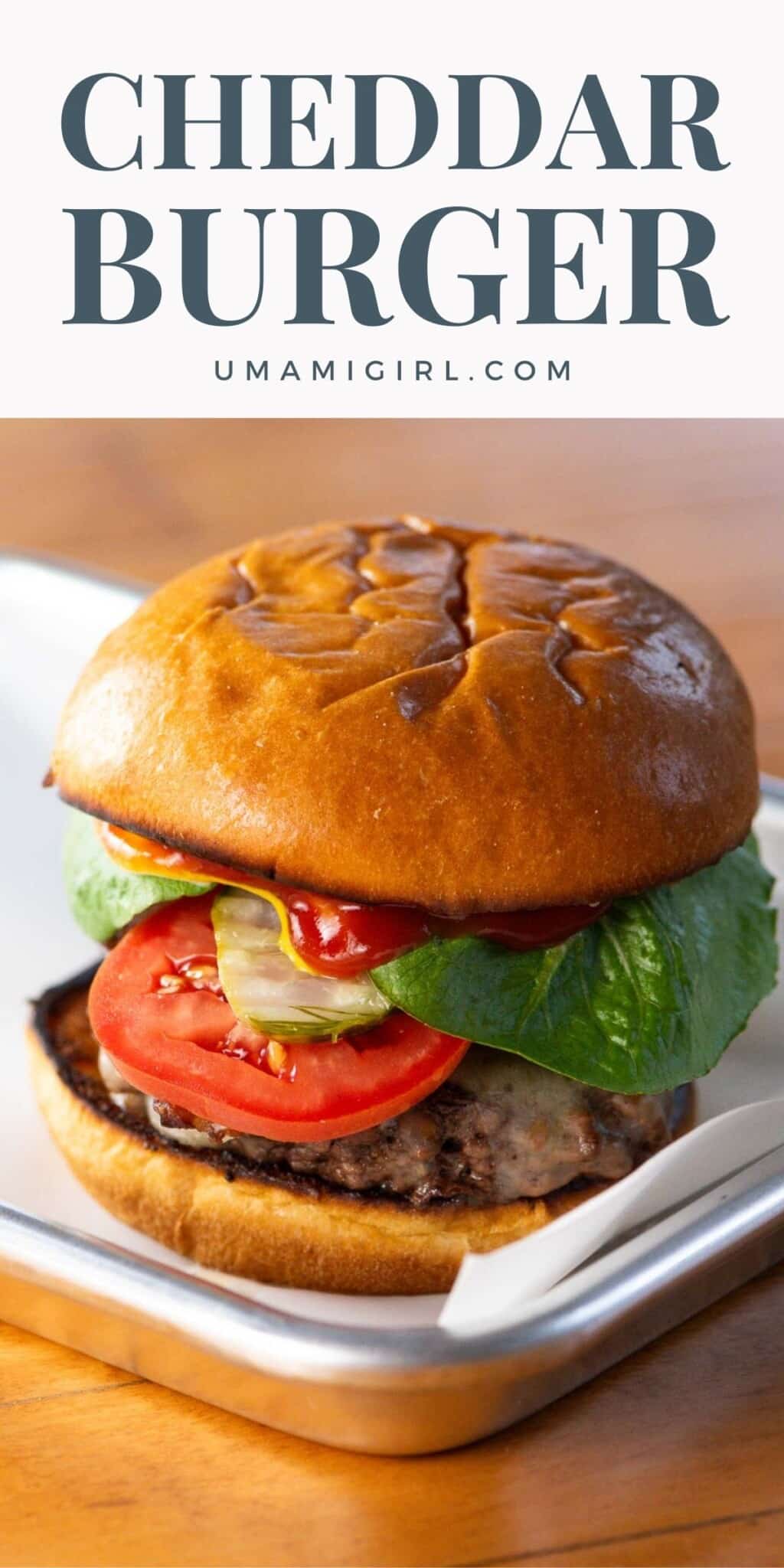 Cheddar Burger - Umami Girl