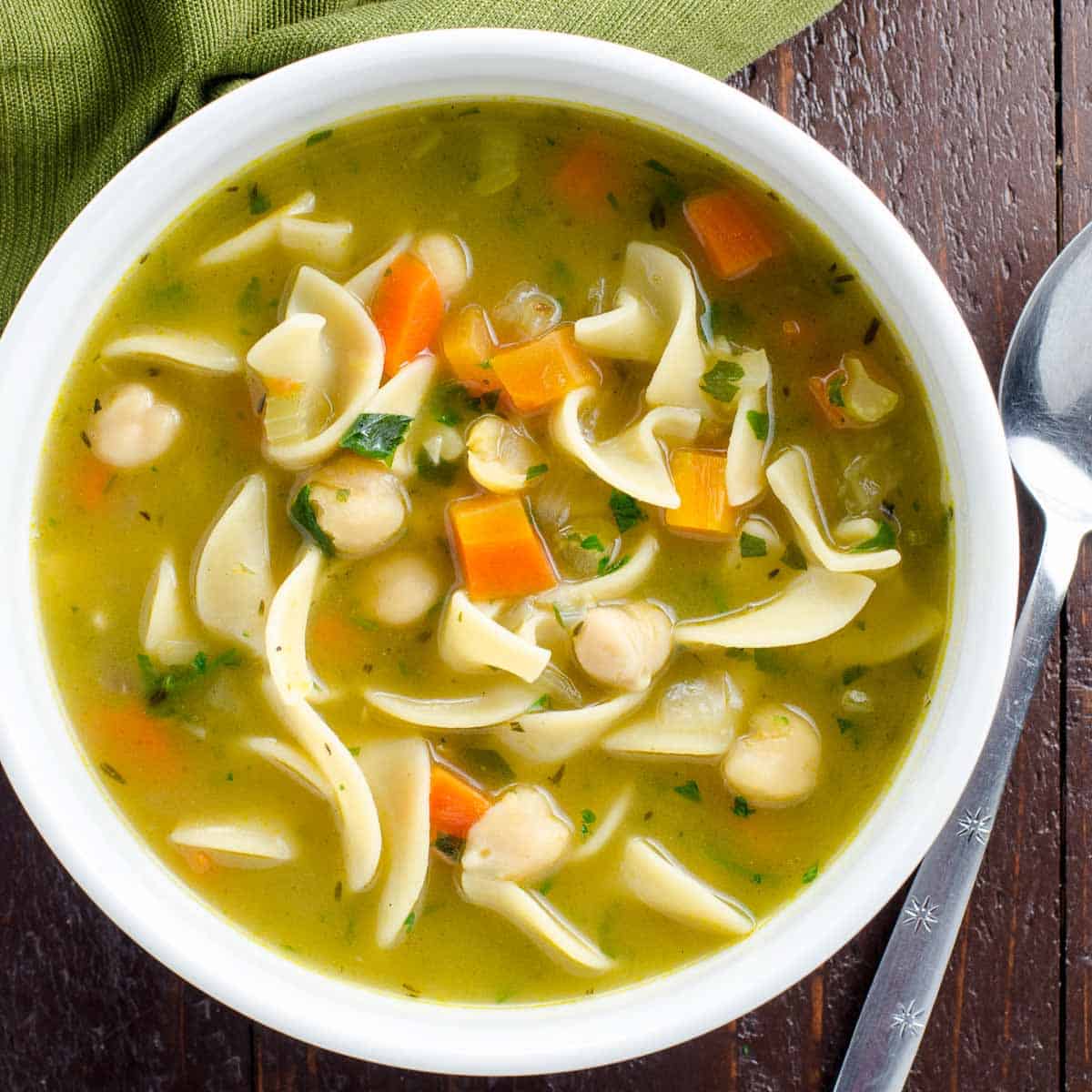 Chickpea Noodle Soup - Umami Girl