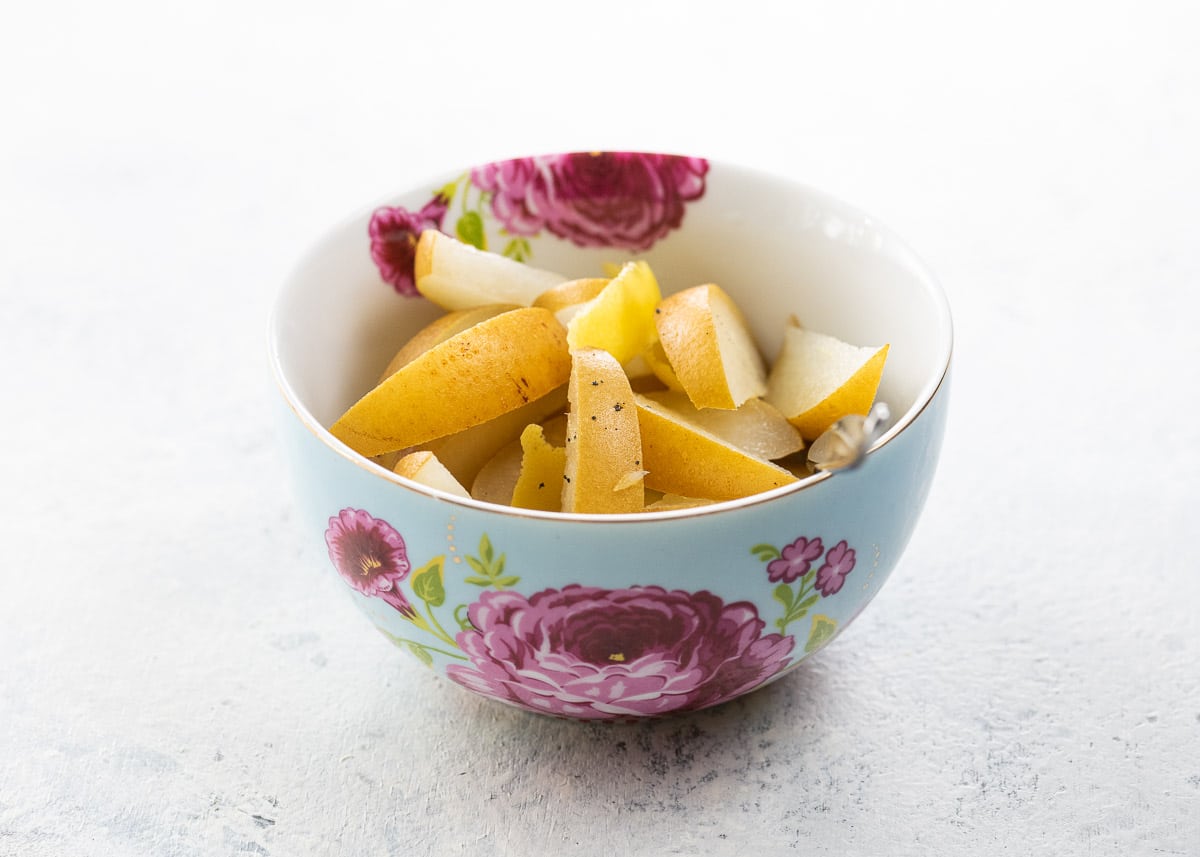 Poached Asian Pears - Umami Girl