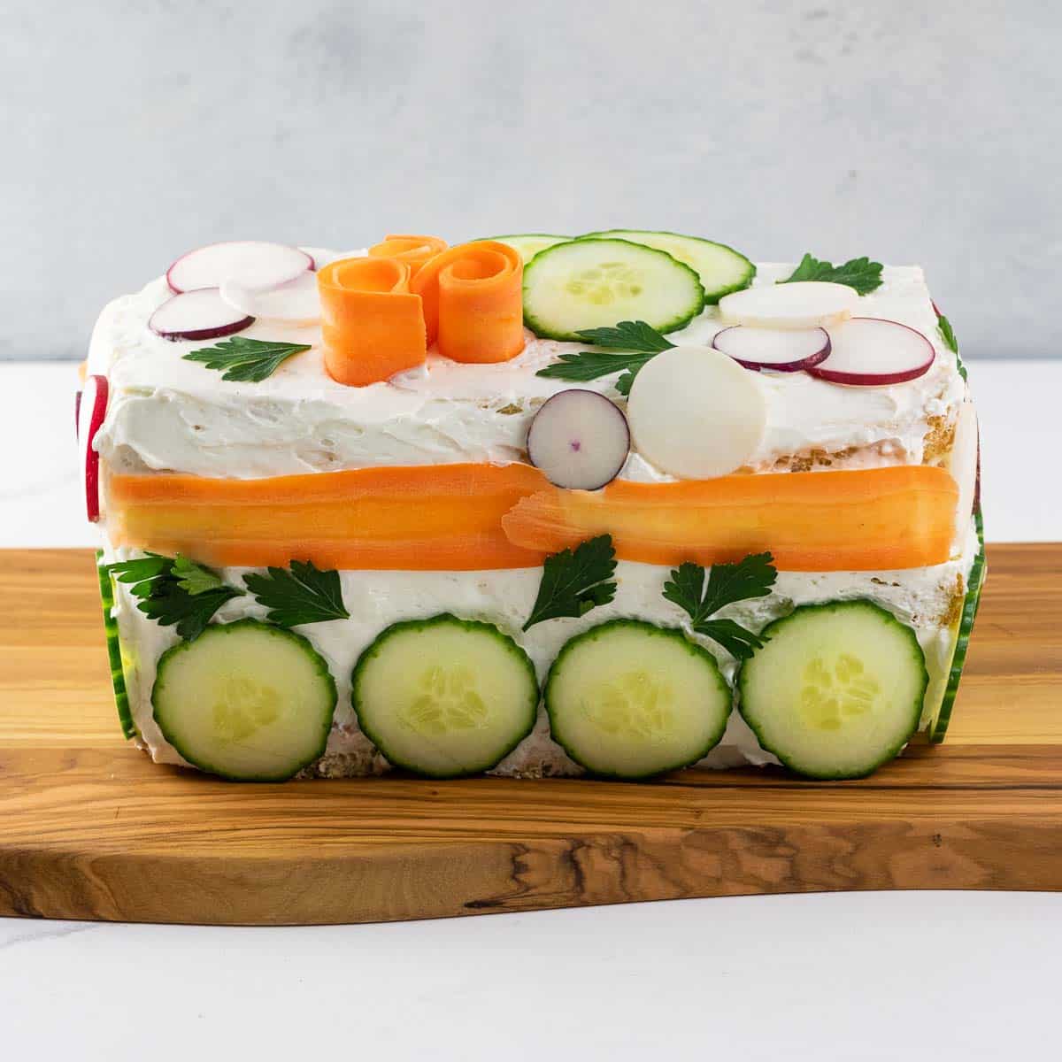 Smorgastarta (Swedish Sandwich Cake) - Umami Girl